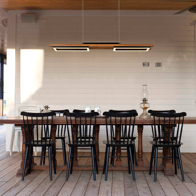 Ivy Bronx Chevee 3 - Light Kitchen Island Modern Linear LED Pendant & Reviews | Wayfair